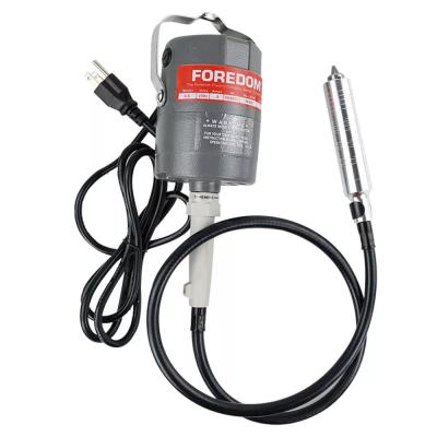 China 300W Flex Shaft Motor Rotary Tool 24000RPM Jewelry Polishing Kit with Foot Pedal for sale
