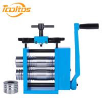 China Three In One Manual Rolling Mill Machine For Jewelry Making for sale