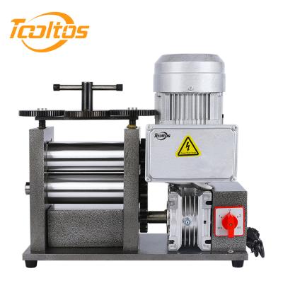 China Electric Jewelry Tablet Press Rolling Mill Machine Flat Area 120mm 160mm 750W 370W for sale