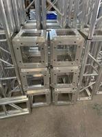 China Silver Aluminum Bolt Square Truss 300mm*300mm Portable DJ Truss Upright Totem for sale