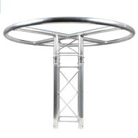 China Round Square Top Ring Luminous Tower Black Silver F34 F24 Aluminum Alloy Stage For Concert for sale