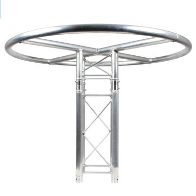 China Round Square Top Ring Luminous Tower Black Silver F34 F24 Aluminum Alloy Stage For Concert for sale