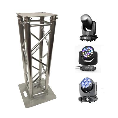 China Round Square Aluminum Alloy DJ Lighting Truss Stand Custom For Concerts for sale