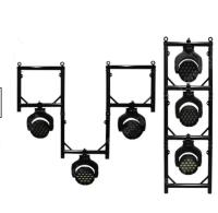China Easy To Transport Aluminium Stage Truss 1m Height High Corrosion Resistance Lightweight Durable Modular System For Event Staging for sale