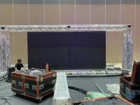 China Silver Aluminum Truss Stand Custom Sizes Square Pattern DJ Lighting Truss for sale