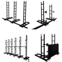 China Event Hanging LED Video Wall Stand Rack Aluminum Alloy Ground Support LED Screen Truss for sale