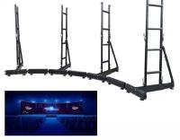 China Event Hanging LED Video Wall Stand Rack Aluminum Alloy Ground Support LED Screen Truss for sale