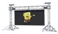China Waterproof LED Screen Bracket Aluminum LED Wall Ground Support Truss for sale