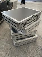 China Silver Lightweight Aluminum Flight Case Custom Sizes TUV Certificate for sale