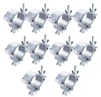 China Shape Customized Stage Light Clamp Quick Connection Aluminum DJ Light Clamp Hooks for sale