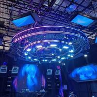 China Aluminum Alloy Curved Roof Truss , Music Concert Circular Lighting Truss for sale