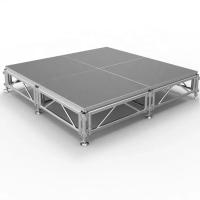 China Portable Foldable Aluminum Alloy Stage Truss Adjustable Height 750kg/Sqm Load Capacity for sale