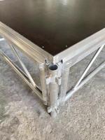 China Portable Foldable Aluminum Alloy Stage Truss Adjustable Height 750kg/Sqm Load Capacity for sale