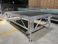 China 4ft X 8ft Portable Event Stage Platform Aluminum Glass Stage Platform for sale