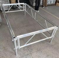 China 4ft X 8ft Portable Event Stage Platform Aluminum Glass Stage Platform for sale