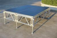 China 4ft X 8ft Portable Event Stage Platform Aluminum Glass Stage Platform for sale