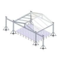 China 6082-T6 Aluminum Stage Truss Lighting 400x400m With Truss Clamp for sale