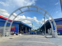 China Silver Aluminum Roof Truss System , Square Portable Stage Truss for sale