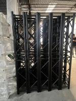 China Portable Black Aluminum Spigot Truss Fast Assembly DJ Lighting Truss System For Outdoor Events for sale