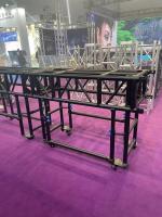 China Portable Black Aluminum Spigot Truss Fast Assembly DJ Lighting Truss System For Outdoor Events for sale