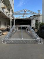 China 6061-T6 Aluminum Roof Truss Quick Assembly Square Stage Lighting Truss for sale