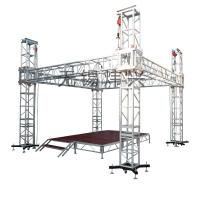 China Quick Assembly Square Aluminum Truss Lighting , Indoor / Outdoor Aluminum Alloy Truss for sale
