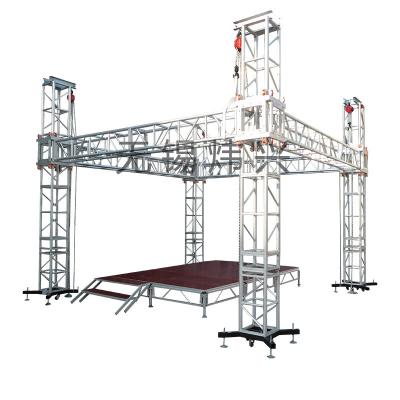China Quick Assembly Square Aluminum Truss Lighting , Indoor / Outdoor Aluminum Alloy Truss for sale