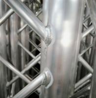 China Quick Assembly Square Aluminum Truss Lighting , Indoor / Outdoor Aluminum Alloy Truss for sale