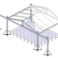 China 400x400mm Aluminum Stage Truss System , Triangle Lighting Truss For Events Concerts for sale