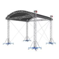 China 400x400mm Aluminum Stage Truss System , Triangle Lighting Truss For Events Concerts for sale