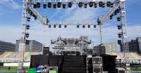 China 400x400mm Aluminum Stage Truss System , Triangle Lighting Truss For Events Concerts for sale