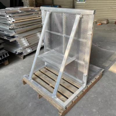 China Aluminum Crowd Barricades Portable Foldable Event Crowd Control Barriers for sale