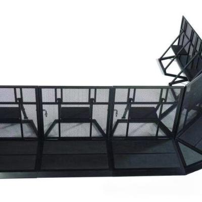 China Foldable Crowd Barricades Portable Aluminum Crowd Control Safety Barriers for sale