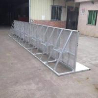 China Foldable Crowd Barricades Portable Aluminum Crowd Control Safety Barriers for sale