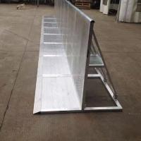 China Foldable Crowd Barricades Portable Aluminum Crowd Control Safety Barriers for sale