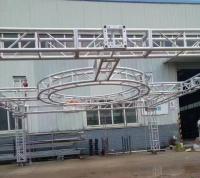 China Custom Circle Truss Lighting , Silver 6082-T6 Aluminum Truss Lighting for sale