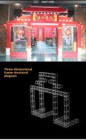 China Sturdy Aluminium Stage Truss Welding Aluminum Box Truss For Advertising Display for sale