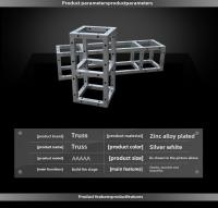 China Sturdy Aluminium Stage Truss Welding Aluminum Box Truss For Advertising Display for sale