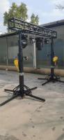 China Sound Lighting Truss Lifting Tower 6m Height Aluminum Stage Mobile Telescopic Truss Lift Stand for sale