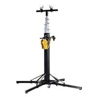 China Portable Light Duty Line Array Speaker Crank Stand With Lift Tower Truss Adapter for sale
