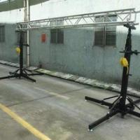 China Portable Light Duty Line Array Speaker Crank Stand With Lift Tower Truss Adapter for sale