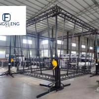 China Portable 300x300mm Line Array Truss Lift Tower For Speaker Display for sale