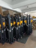 China 6M Height Telescopic Mobile Truss Lift Stand Square Sound Lighting Events Hand Crank Stand for sale