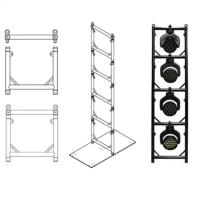 China Rectangular Concert Stage Truss , Square Aluminum Truss 0.5m 1m 2m 3m 4m for sale