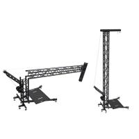 China Portable Audio Line Array Lift Tower Square Triangle Aluminum Alloy Truss Speaker Tower for sale