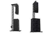 China Portable Audio Line Array Lift Tower Square Triangle Aluminum Alloy Truss Speaker Tower for sale