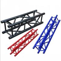 China Portable Aluminum Spigot Truss 290mm 4m No Rust Square Lighting Truss for sale