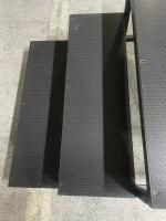 China 6-step Stage Stairs Square Pattern Aluminum Alloy and Plywood Choir Stand for sale