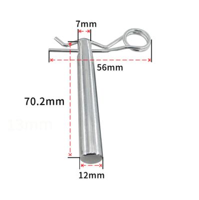 China F34 290mmx290mmAluminum Alloy Spigot Truss Pin with Safety Clips and Silver Finish Aluminum Alloy Truss Pin,Safety Clips Spigot Pin,Silver Safety Pin for sale