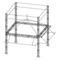 China Custom aluminum alloy frame suitable for outdoor advertising food stall for sale